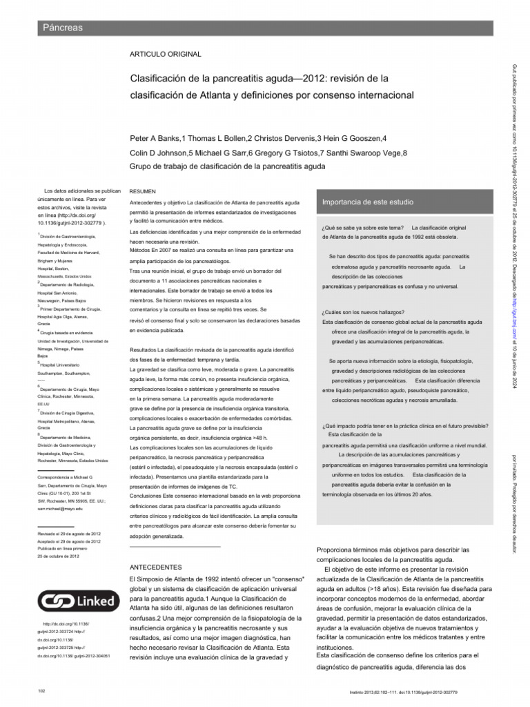 Copia de Classification of Acute Pancreatitis-2012 Revision of The ...