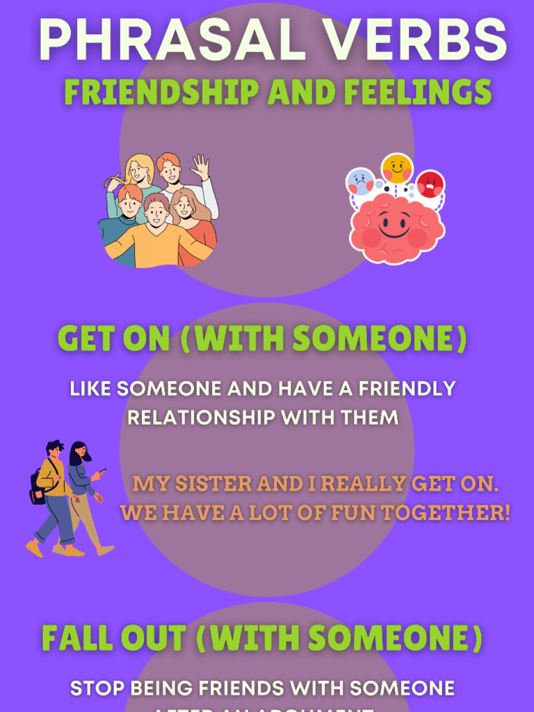 Phrasal Verbs. Friendship and Feelings | PDF