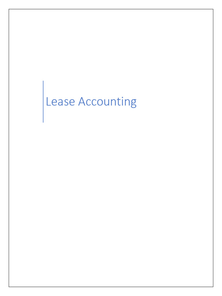 Oracle Fusion Lease Accounting-1 | PDF | Accounts Payable | Business