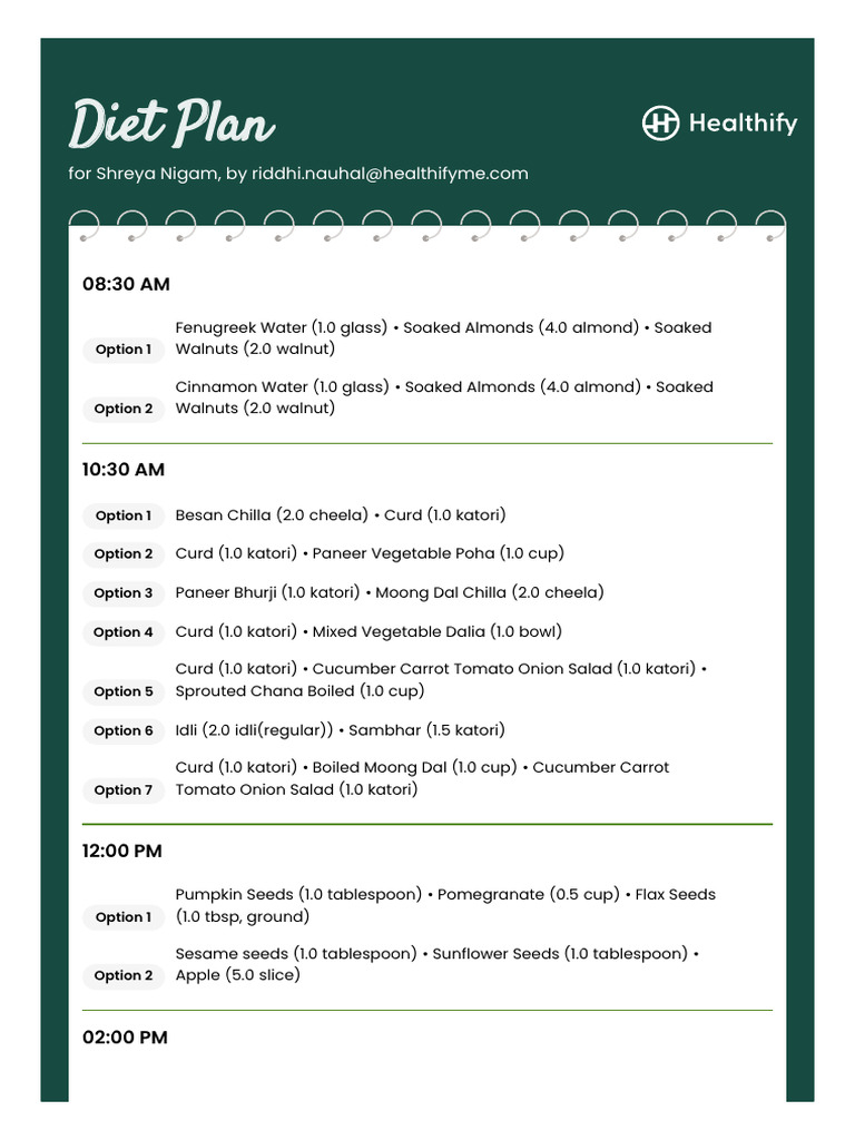 Diet Plan for Muscle Gain and Weight Loss | PDF | Drink | Sugar