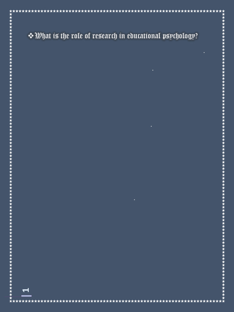 Role of Quantitative Research in Education | PDF | Educational ...