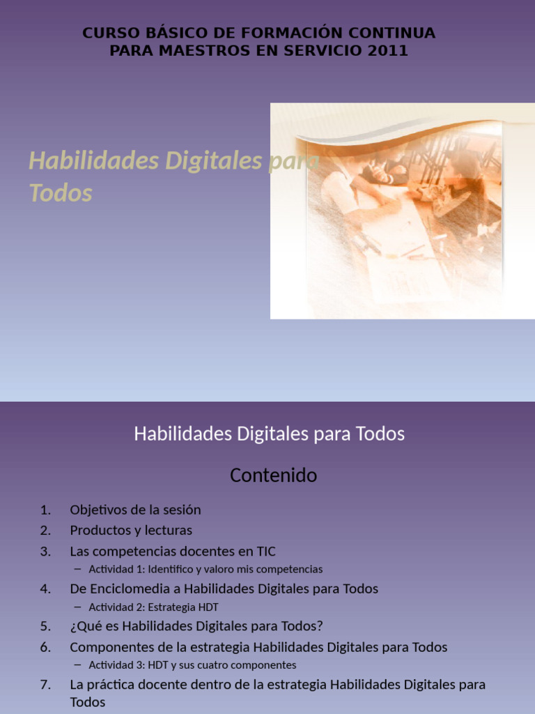 Presentación HDT | PDF | Educación primaria | Maestros