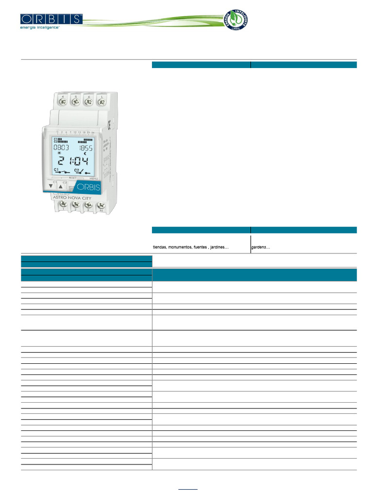 Fictec Astro Nova City Cr2032 | PDF