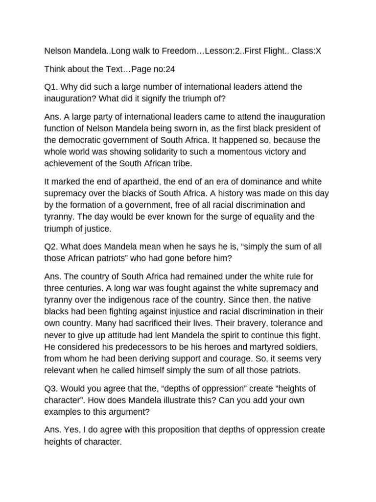 Mandela's Triumph Over Apartheid | PDF | Nelson Mandela