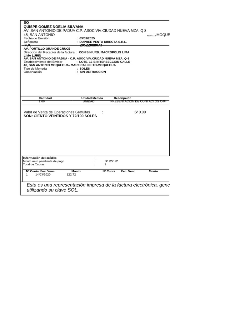 Plantilla Factura Boleta RHP | PDF | Pagos