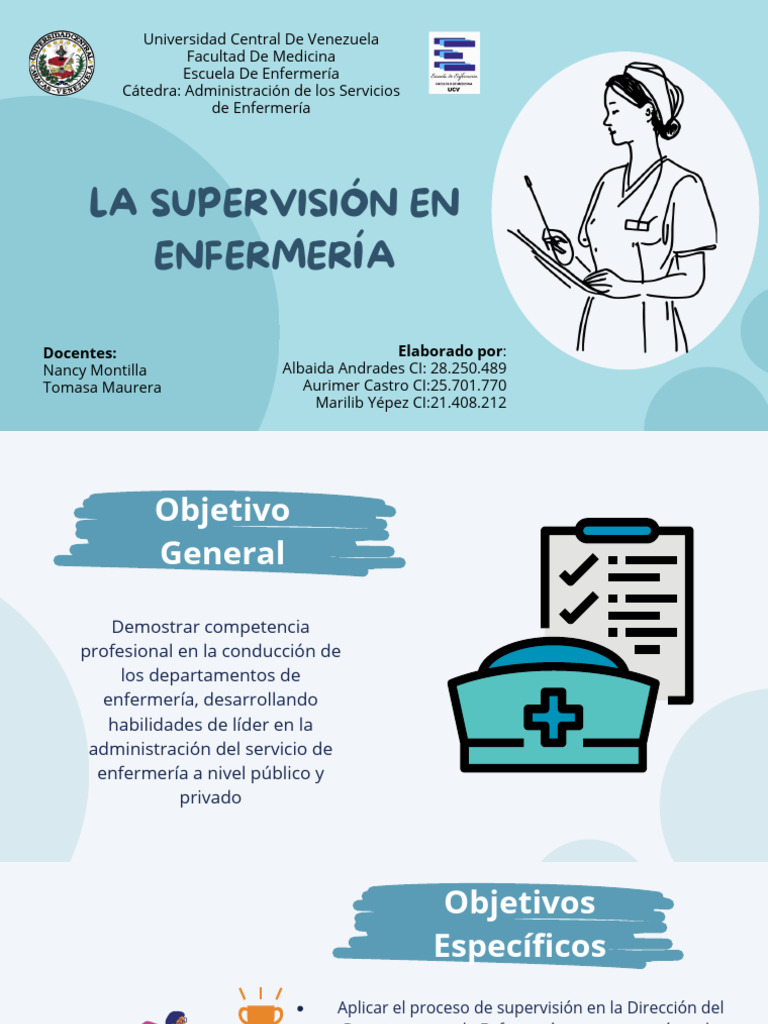 Supervisión en Enfermería | PDF | Enfermería | Liderazgo