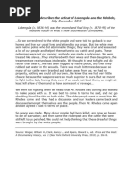 First Chimurenga Uprising Overview | PDF | Zimbabwe | Military