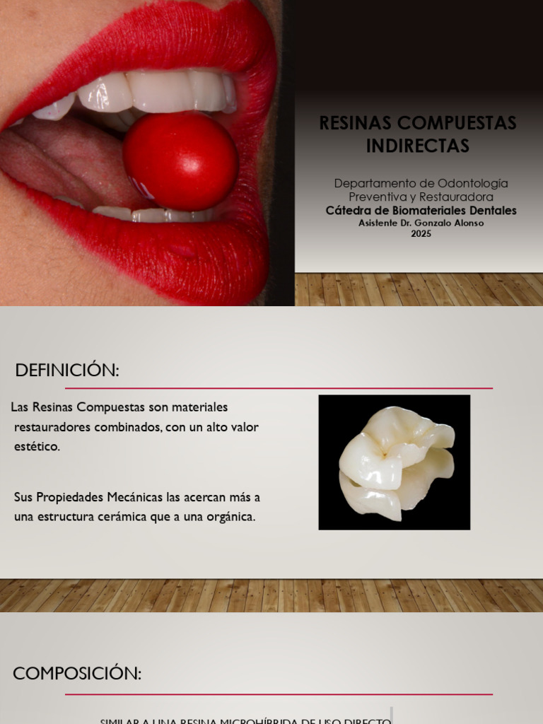 Ventajas de Resinas Indirectas Dentales | PDF | Materiales | Sustancias ...