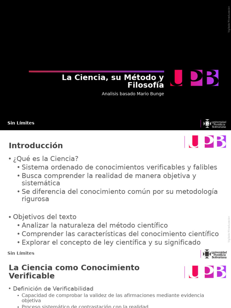 01 - La Ciencia - Su Metodo y Filosofia | PDF | Método científico ...