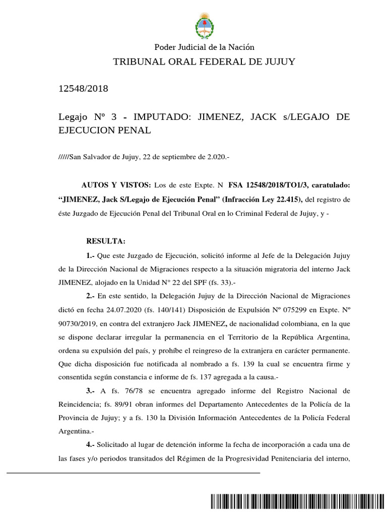 Fallo | PDF | Prisión | Castigos