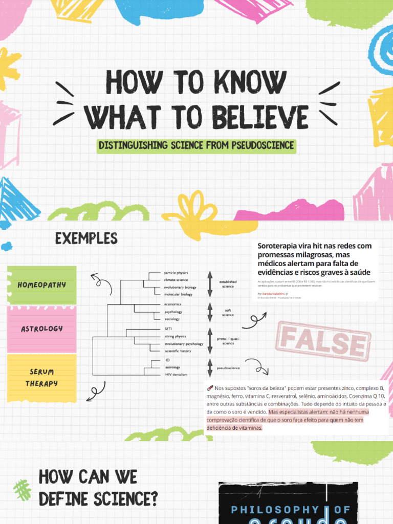 How To Know What To Believe | PDF