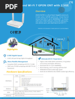 ZXHN F6201B V9.3 Datasheet | PDF | Wi Fi | I Pv6