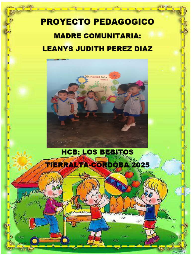 Proyecto Pedagogico de HCB Los Bebitos Leanys Judith Perez Diaz | PDF ...