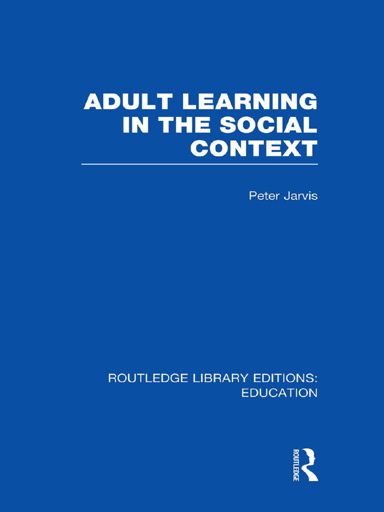 Social Context of Adult Learning | PDF | Learning | Cognition