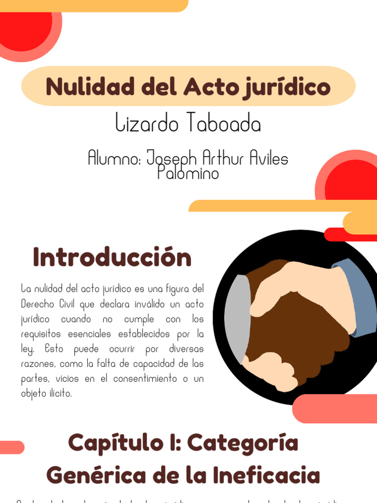 Nulidad Del Acto Jurídico - Aviles | PDF | Nulo (ley) | Justicia