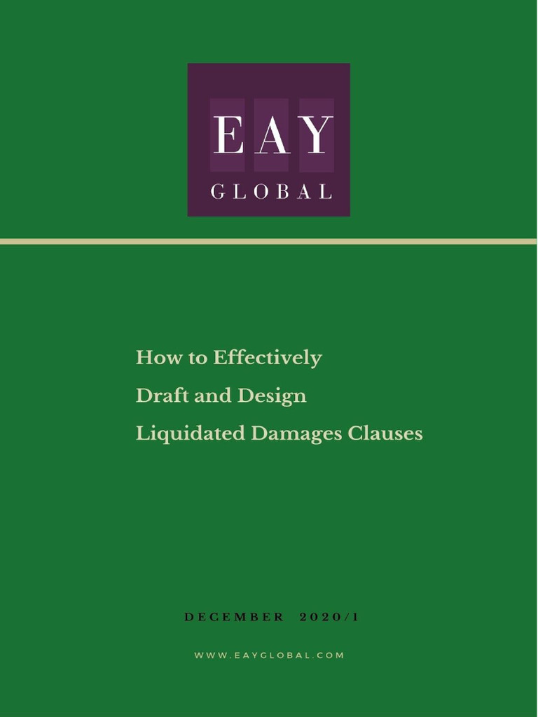 How To Effectively Draft and Design LDs Clauses 1614443602 | PDF ...
