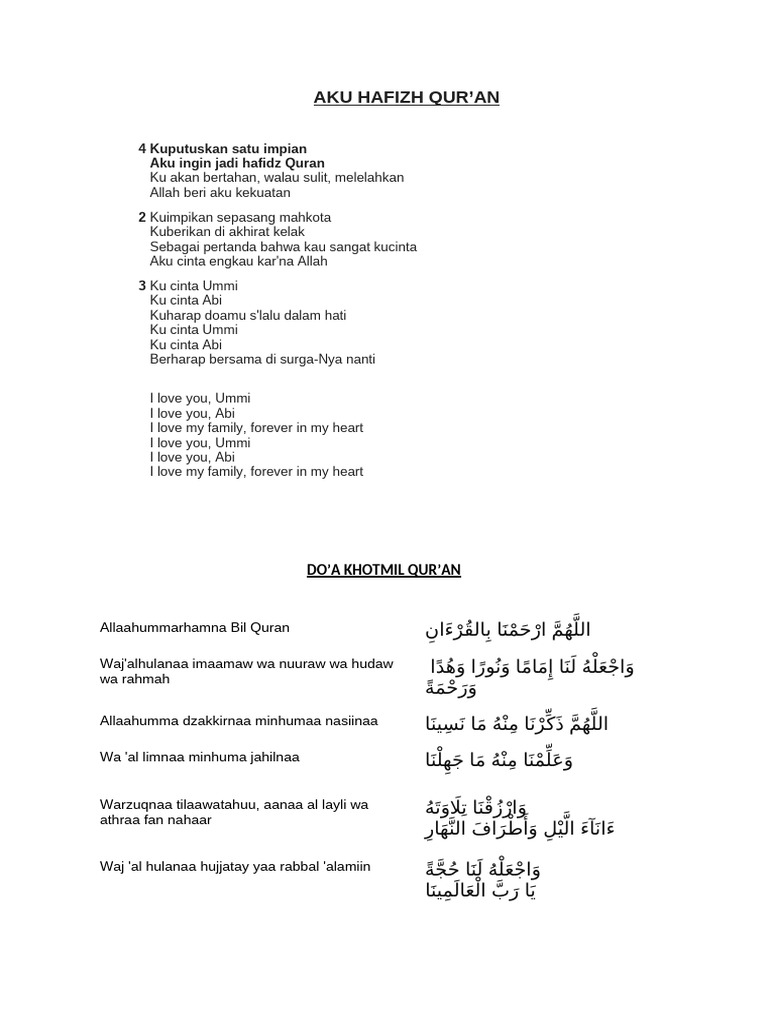 4 Kuputuskan Satu Impian | PDF