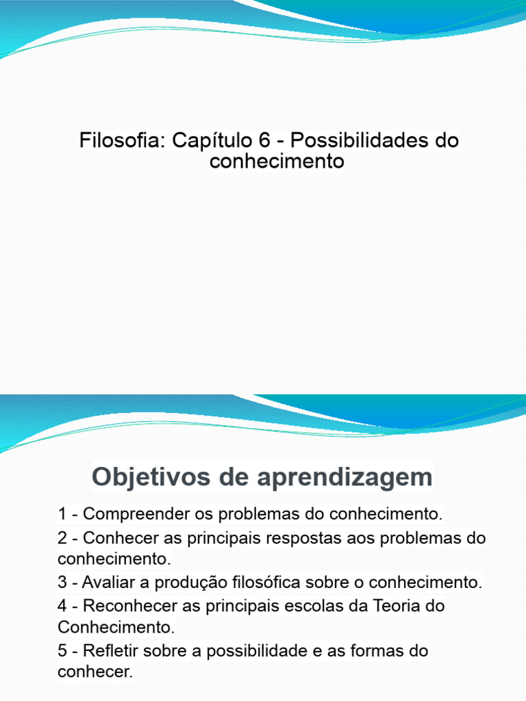 Filosofia - Capítulo 6 (1) | PDF