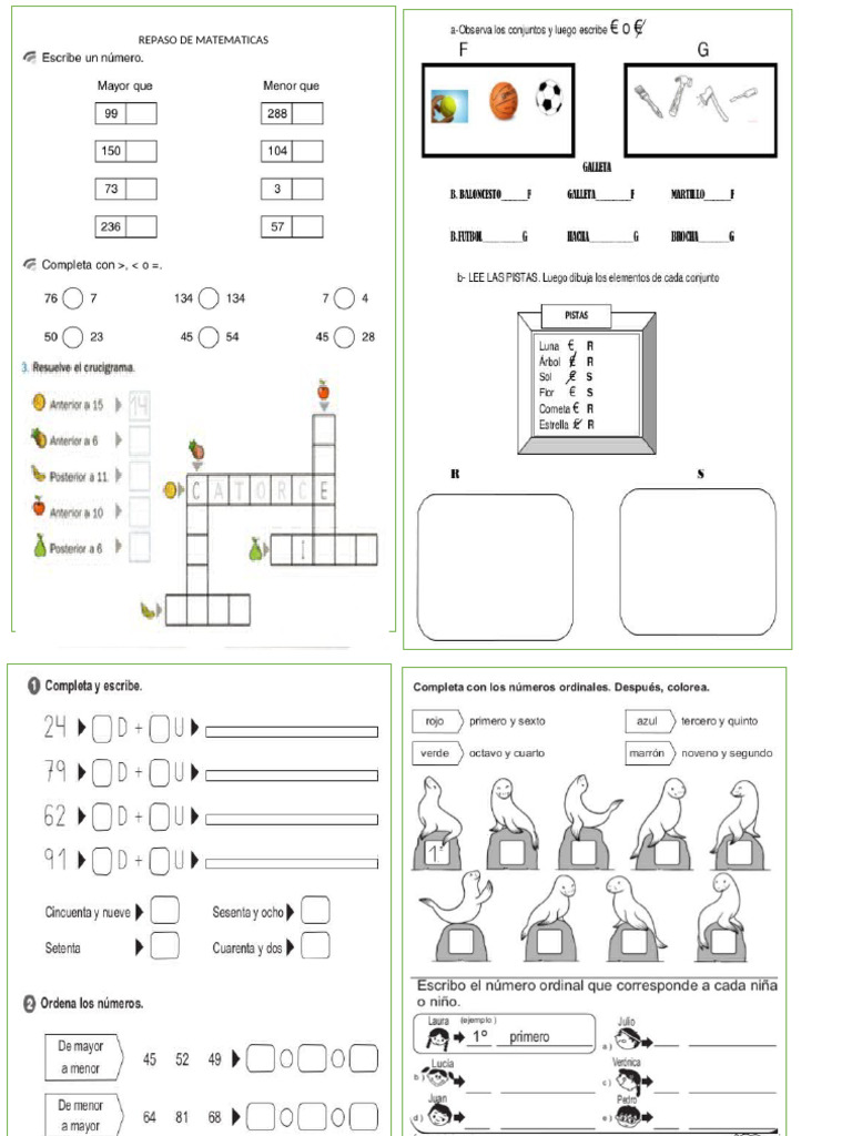 Repaso de Matematicas p1 | PDF