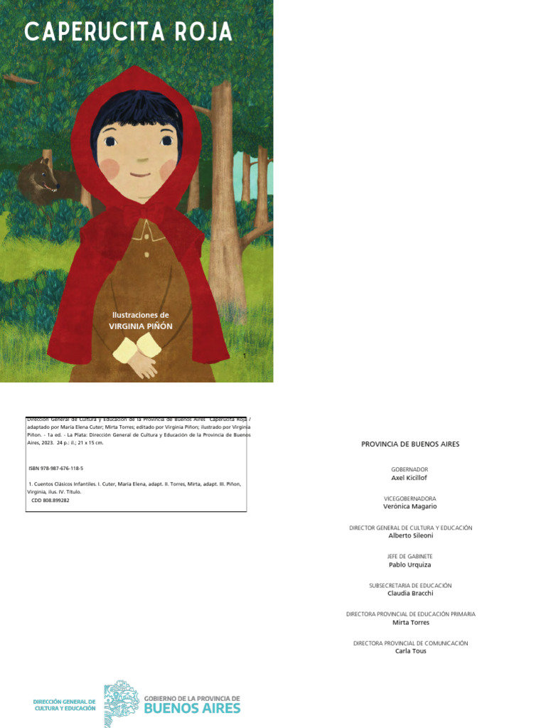 Caperucita Roja: Cuento Adaptado Infantil | PDF | Caperucita Roja | Lobos