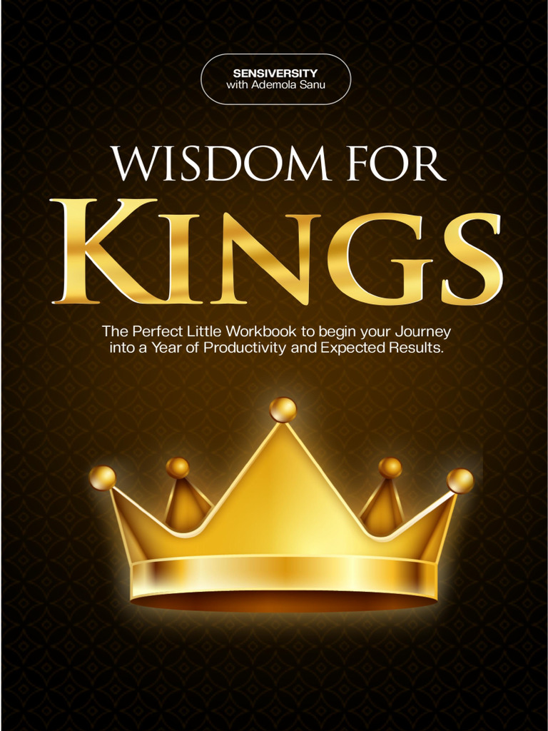Wisdom of Kings Workbook | PDF | Wisdom | Knowledge