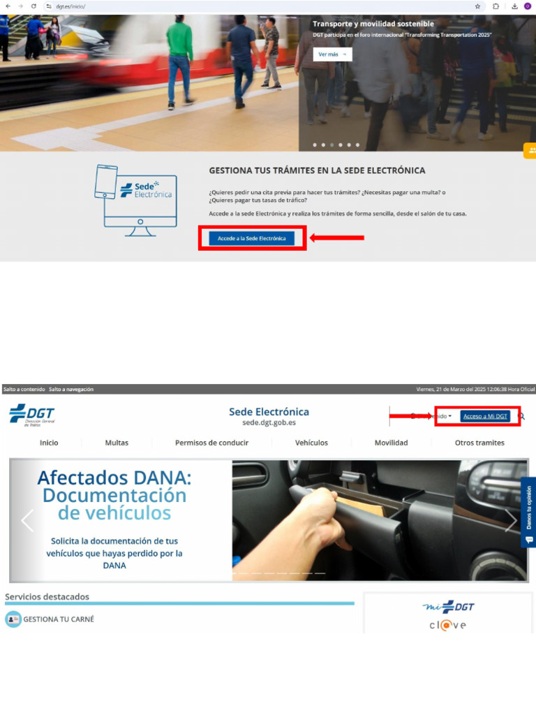 Sacar Certificado DGT | PDF
