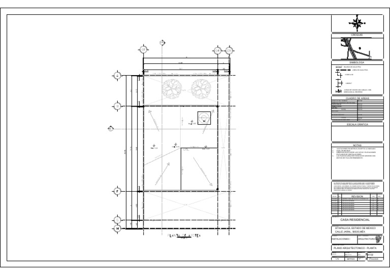 Plano Arquitectónico de Azotea | PDF