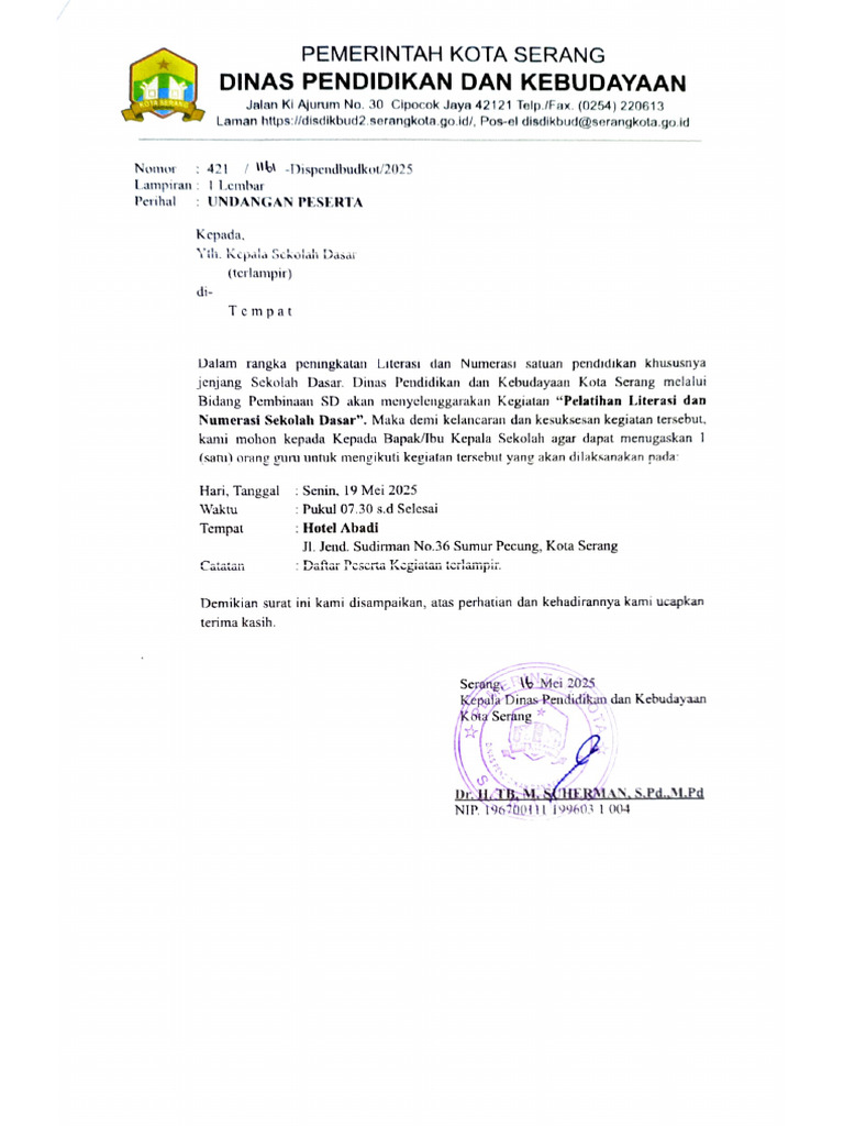 Und Pelatihan LITNUM 2025 | PDF