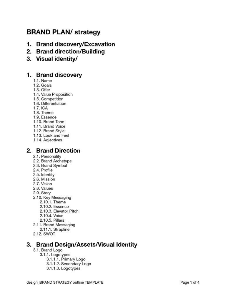 Comprehensive Brand Strategy Guide | PDF | Brand | Logos
