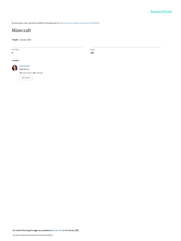 Learning Education and Games Vol. 3 Minecraft Shah | PDF | Minecraft | Narrative