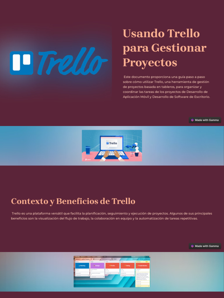 Usando Trello para Gestionar Proyectos | PDF | Software | Informática