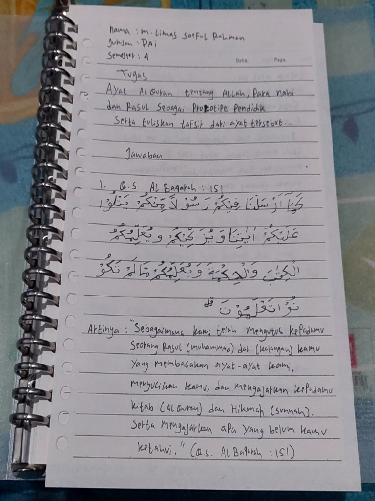 M.limas Saeful Rahman. Prodi PAI | PDF