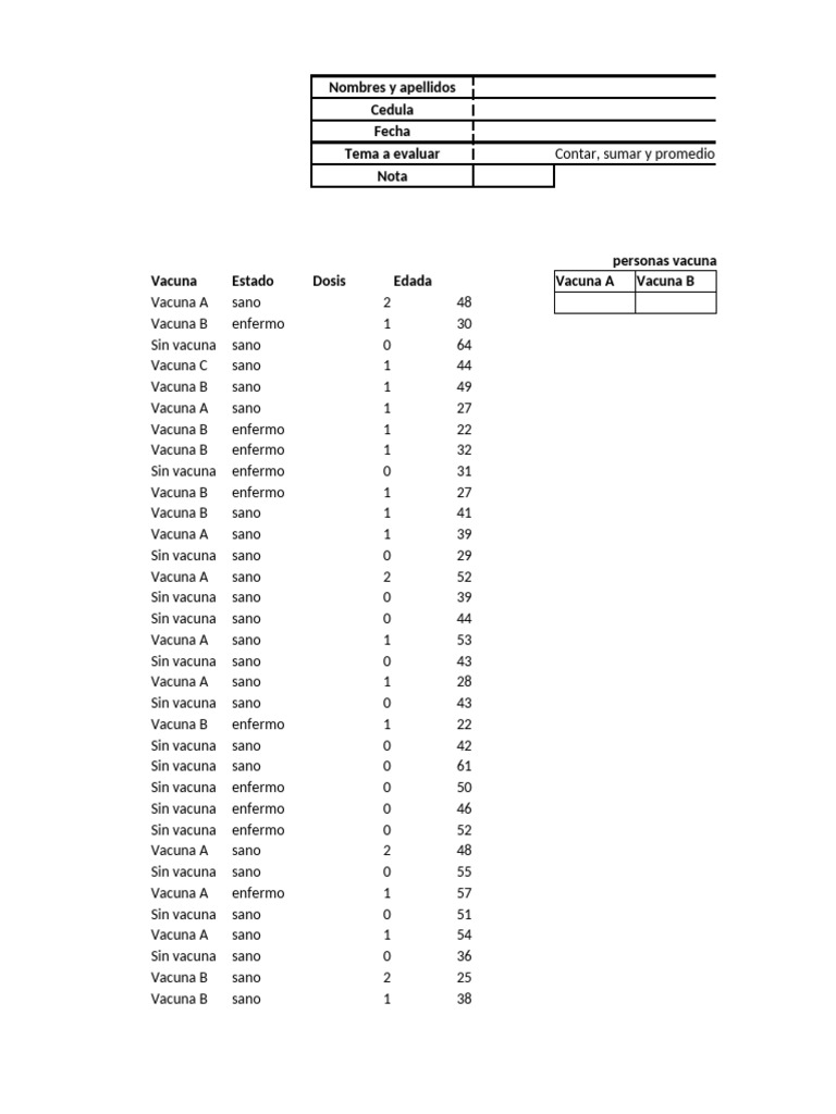 Ejercicio Contar... | PDF