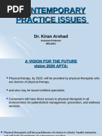 APTA Vision 2020 Overview | PDF | Physical Therapy | Evidence Based ...