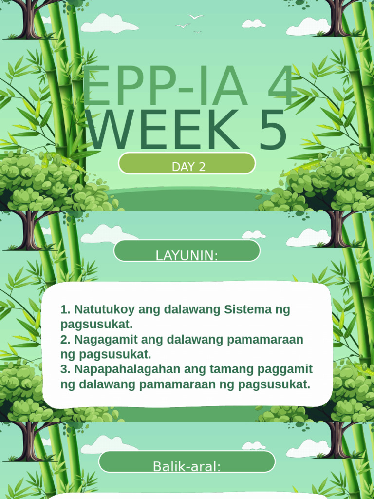 q4 Epp Ia 4 Week 5 Day 2 | PDF