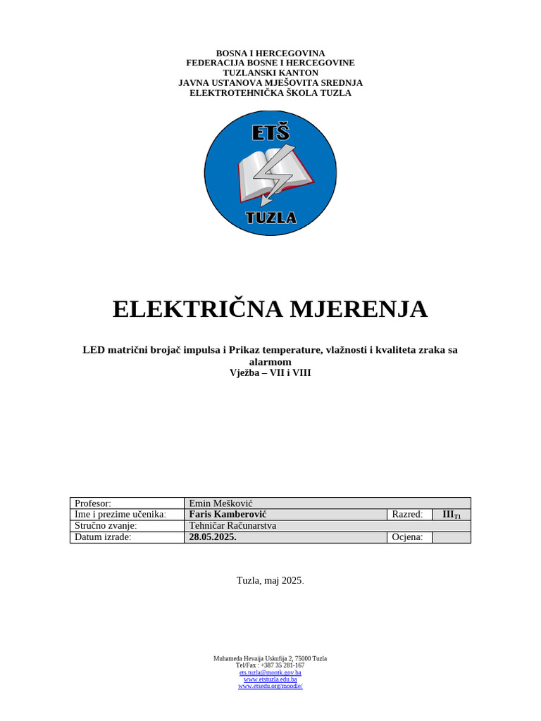 Faris Mjerenje | PDF