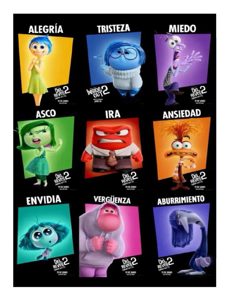 Loteria de Emociones 2º | PDF