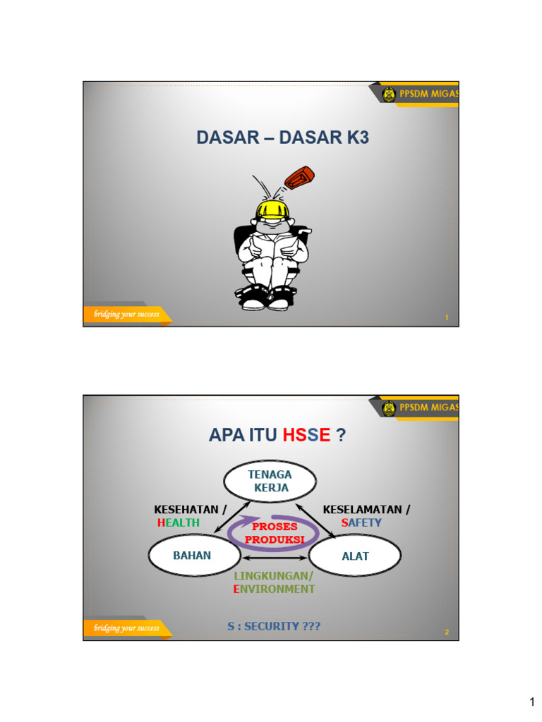 Dasar k3 SGT | PDF