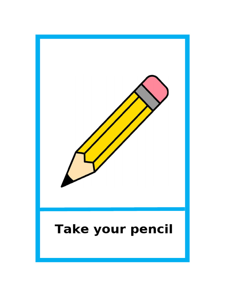 Take Your Pencil | PDF