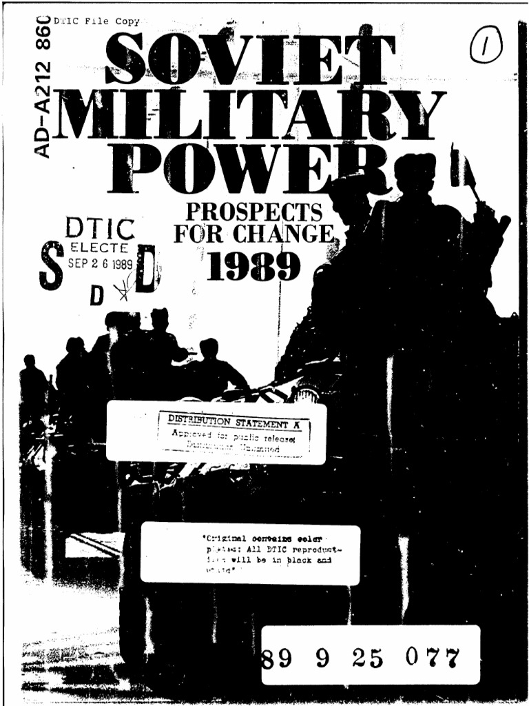 Soviet Military Power 1989 | PDF | Intercontinental Ballistic Missile ...