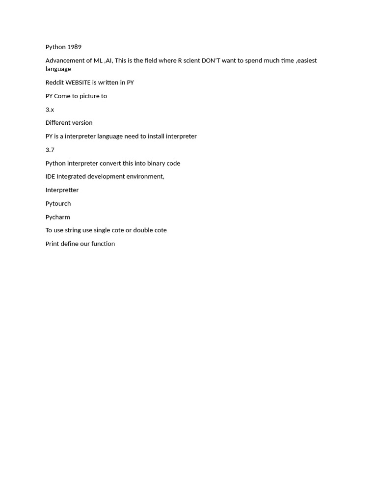 Python 1989 | PDF