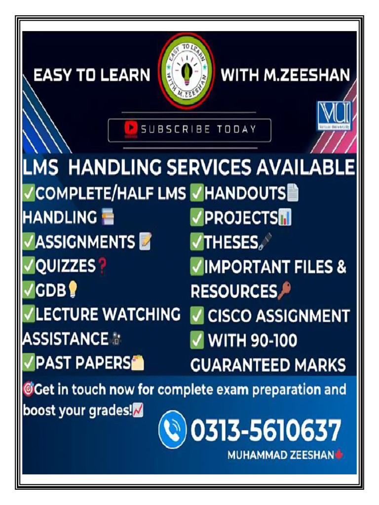 CS201 Assignment No 1 Solution 2025 | PDF