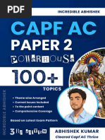 CAPF Paper 2 Toppers' Answers (2014-2023) | PDF