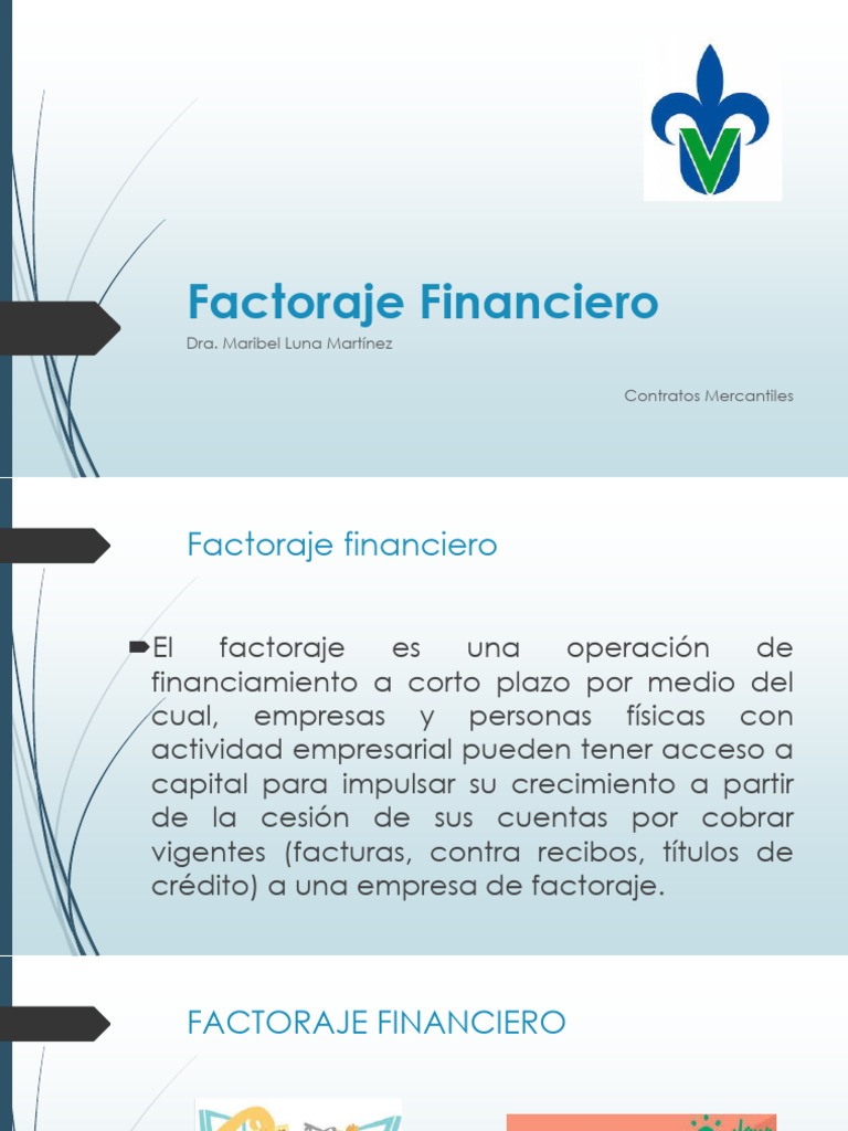 Guía Completa sobre Factoraje Financiero | PDF | Factoring (Finanzas ...
