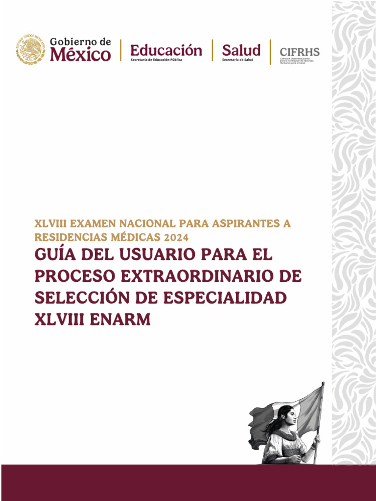 Guía de Selección Especialidad ENARM 2024 | PDF | Examen de licencia ...