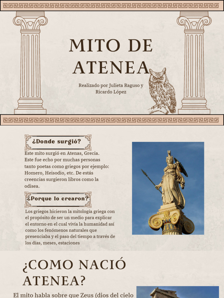 Mito de Atenea | PDF