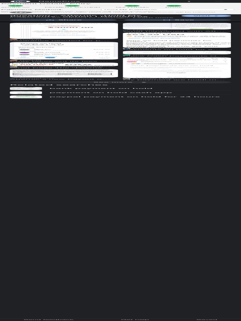 Payment On Hold - Google Search | PDF