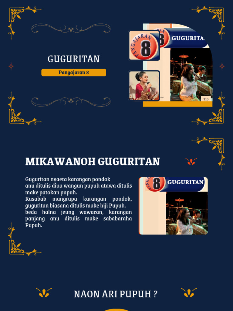 Guguritan X A, B | PDF