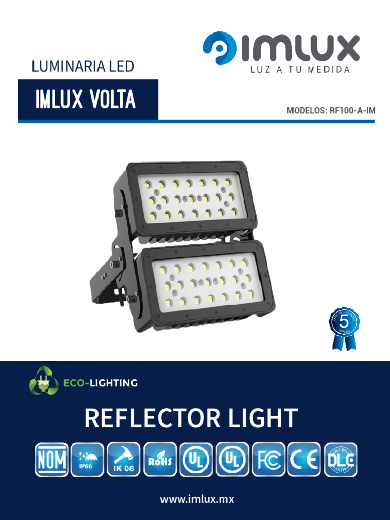 Ficha Tecnica Volta 100w | PDF