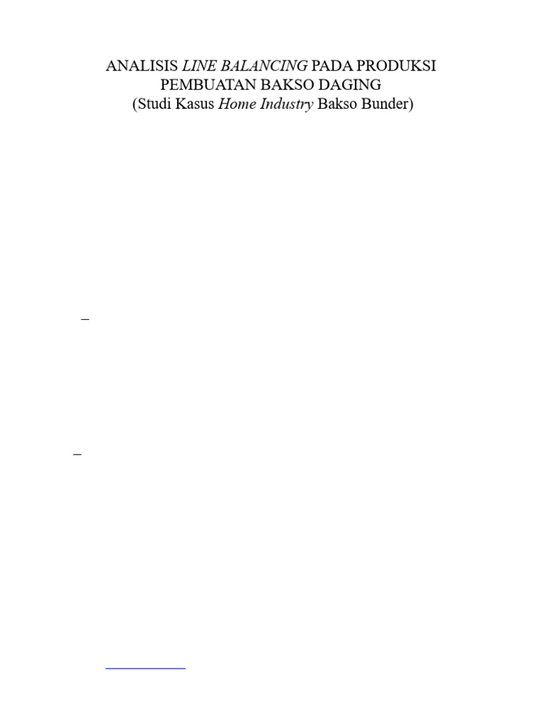 Line Balancing New | PDF